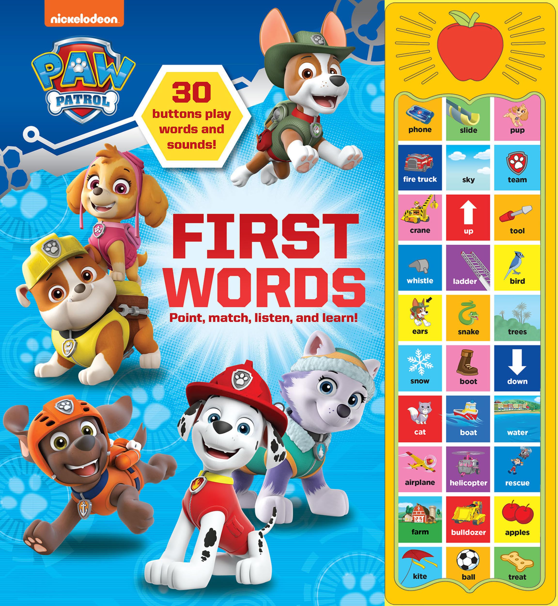 Nickelodeon Paw Patrol: First Words Sound Book – Global English Books